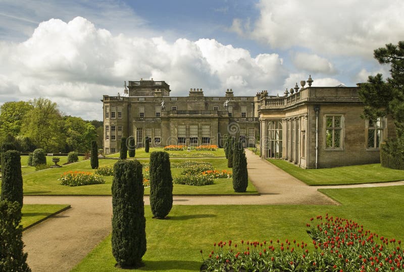 Stately home stock photo. Image of nobility, grounds, gardens - 4941516