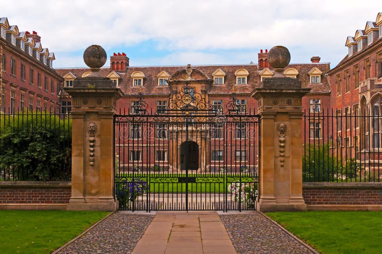 Stately home and gate stock image. Image of facade, gate - 16675219