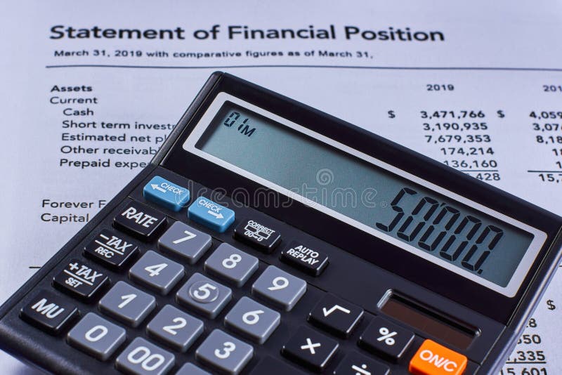 Statement of Financial Position Stock Photo - Image of black, income ...