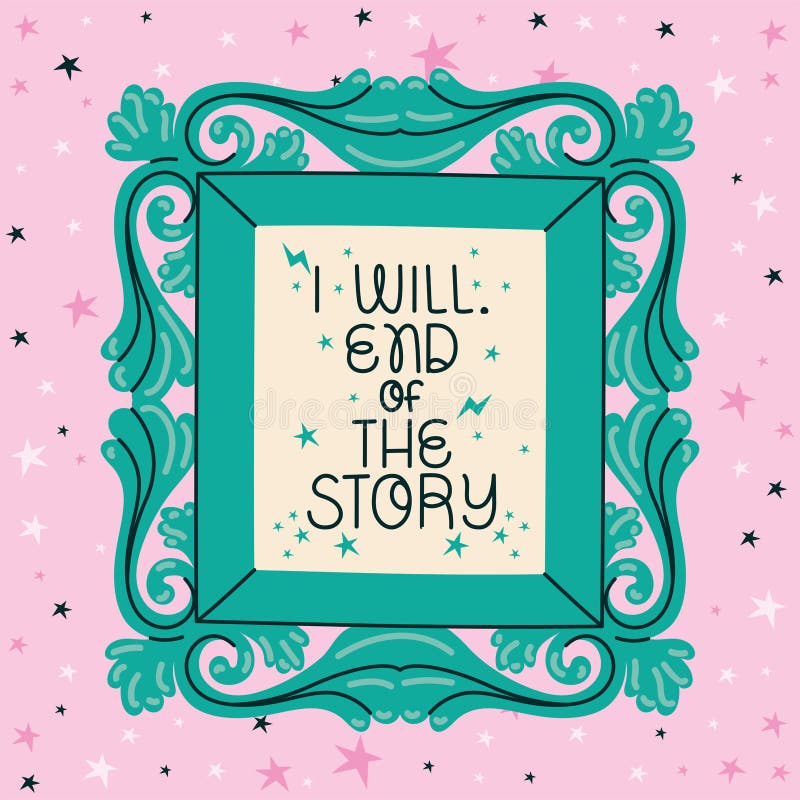 Statement Lettering Illustration Stock Vector - Illustration of ...