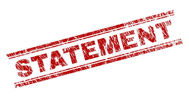 Grunge Textured STATEMENT Stamp Seal Stock Vector - Illustration of ...