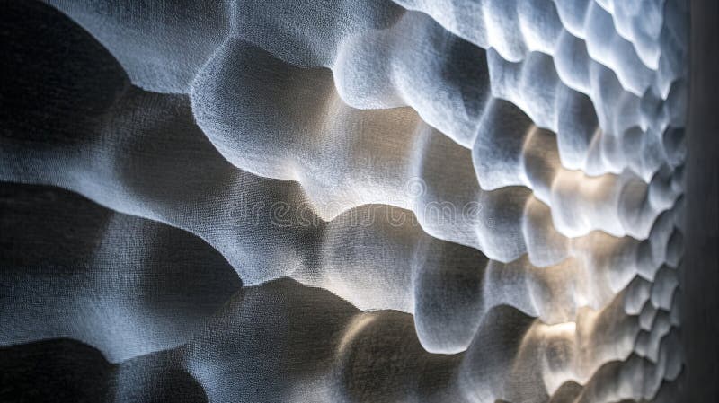 A Statement Wall Made of 3D Printed Tiles, Featuring a Dynamic Texture ...