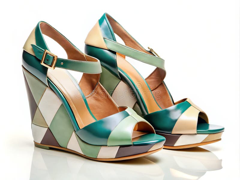 Statement Wedge Sandals Unique Design Stylish Pairing for Elevated ...