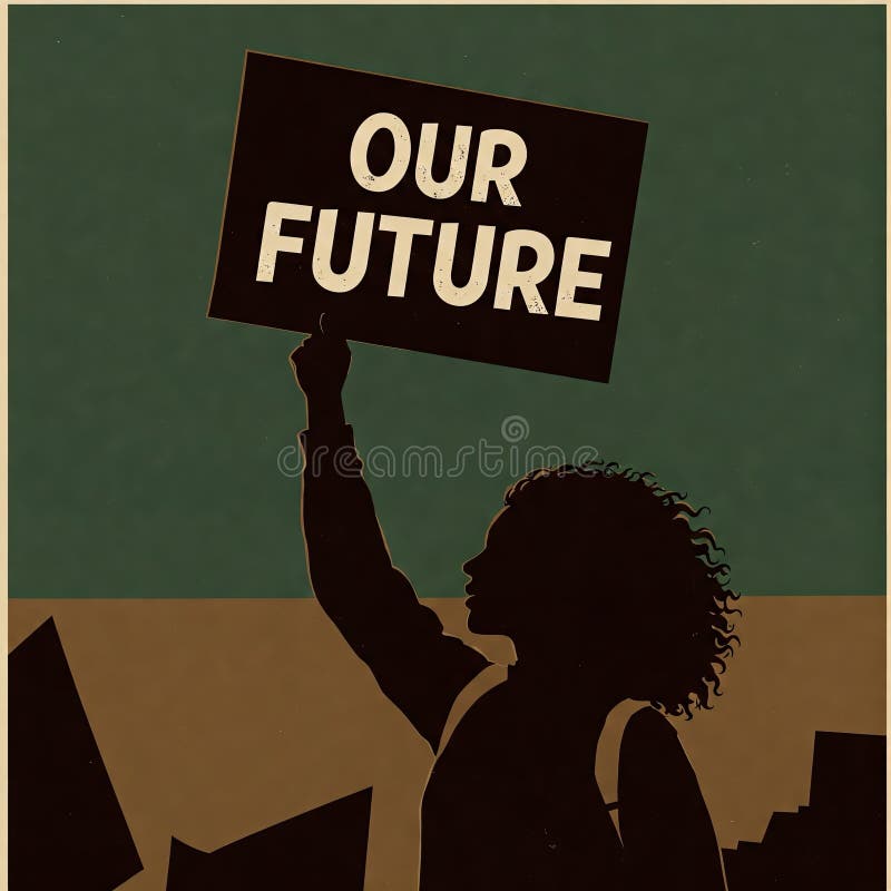 A Statement for Womenâ€™s Rights Stock Illustration - Illustration of ...