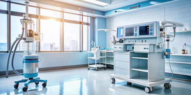 StateoftheArt Inhalation Anesthesia Machine in a Modern Operating Room ...