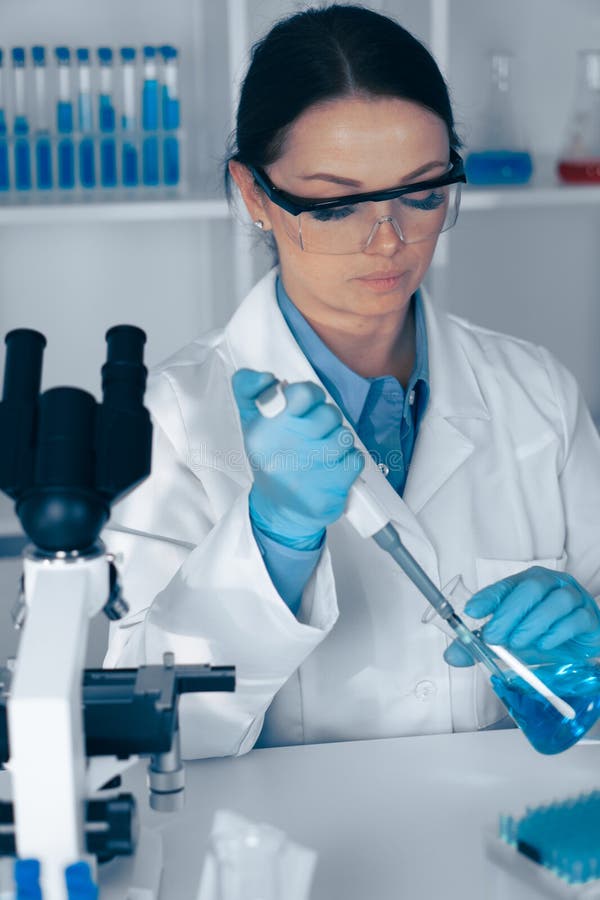 In a Stateoftheart Lab, a Dedicated Scientist Conducts an Important ...