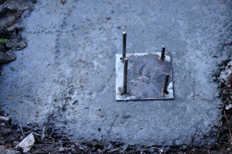 Static Boring Pile Foundation Engine, Copy Space Stock Image - Image of ...