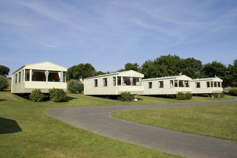 Modern static caravan stock photo. Image of static, english - 25775336