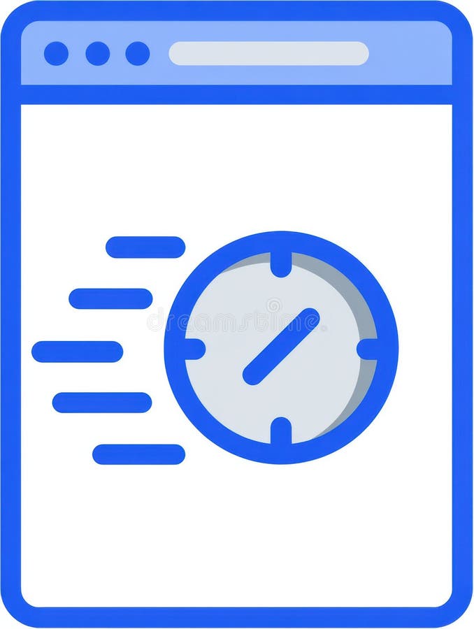 Static Distorted Icon Displays Over Web Browser Tab Indicating Processing or Loading Status ...