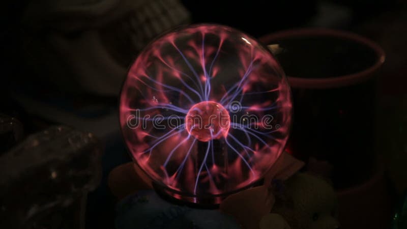 Plasma Static Electricity on a Tesla Spheres Stock Footage - Video of ...