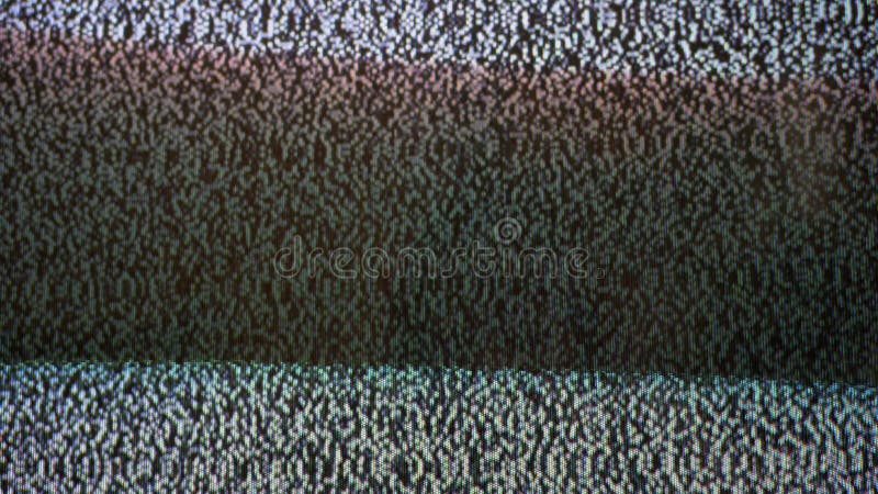 Static Flickering Noise Interference, Distortion, Pixels, Bad, No TV ...