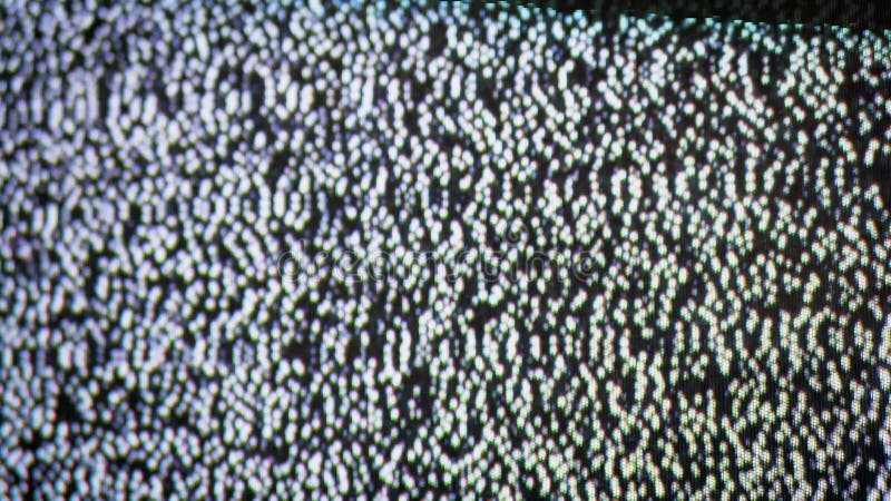 Static Flickering Noise Interference, Distortion, Pixels, Bad, No TV ...