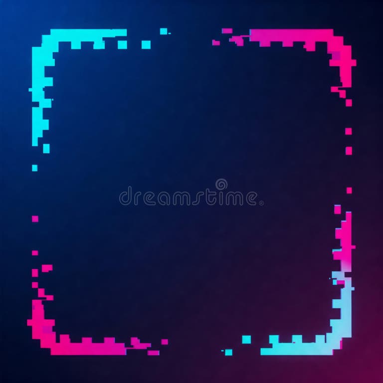 Static Noise Frame stock illustration. Illustration of data - 366285187