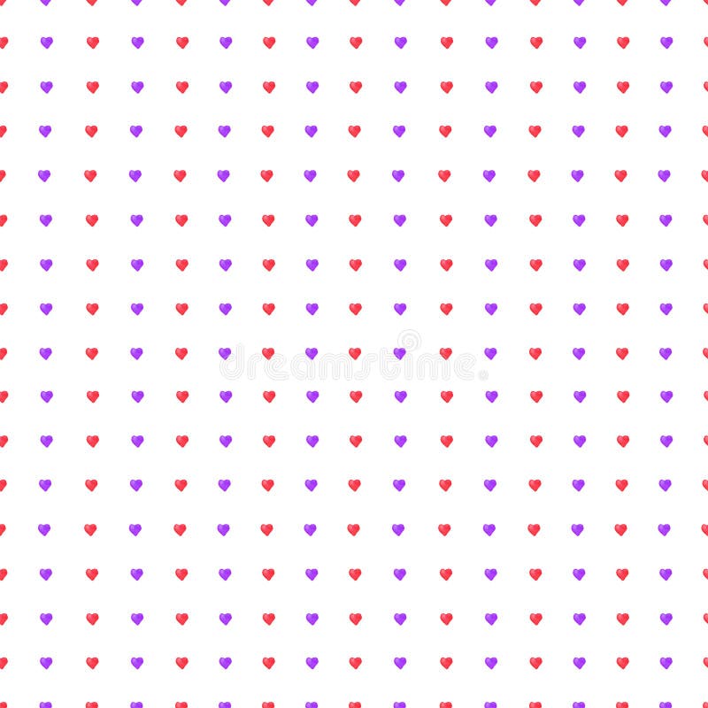 Static Pattern with Watercolor Hearts. Design for Wrappers, Packaging ...