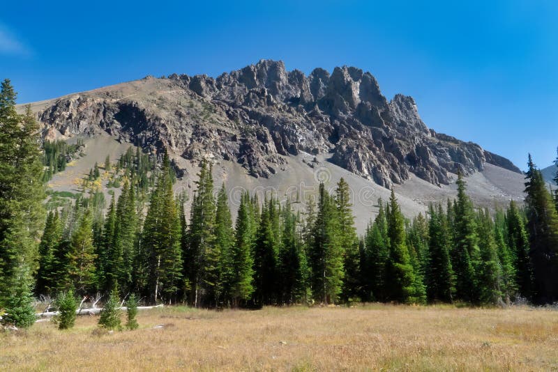 Static Peak at State Forest State Park in Colorado. Stock Photo - Image ...