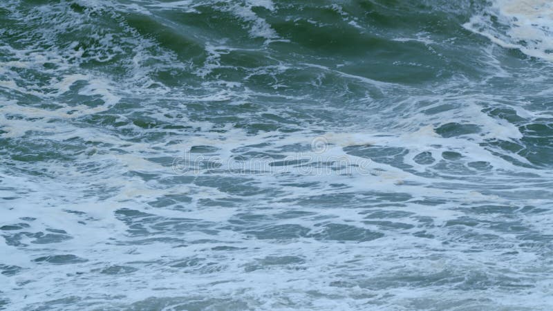 Powerful Sea Waves are Crashing. Powerful Sea Tropical Hurricane ...