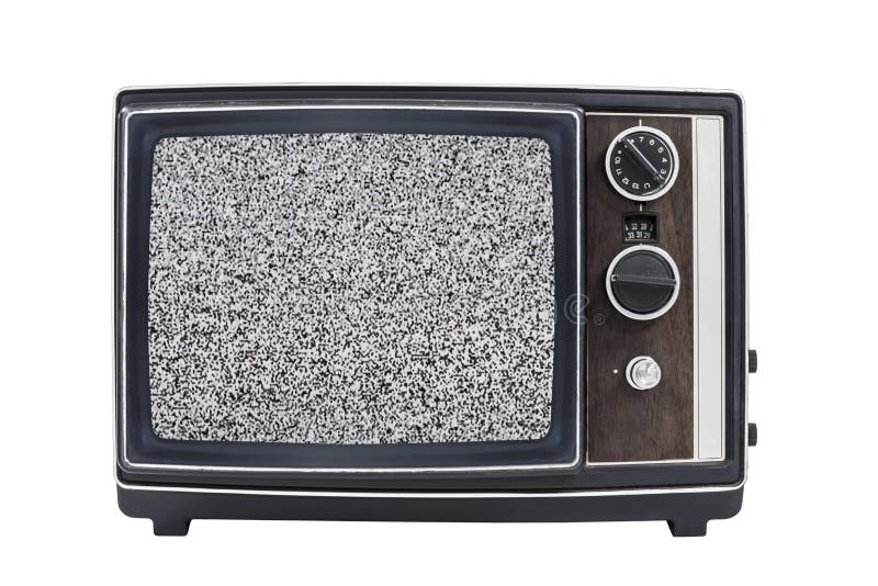 Ghostly Figure on Vintage Tv Set Stock Image - Image of footsteps ...