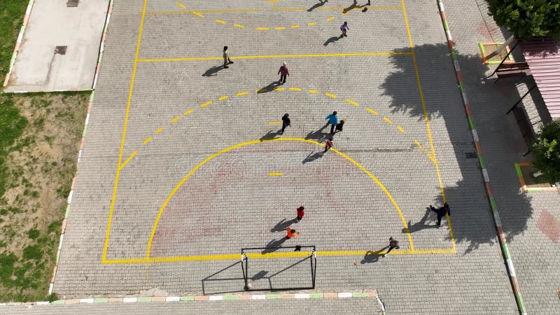 03.02.2023 Primary School Students Playing during Break Time in the ...