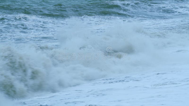 Windy Bad Weather. Scenic Seascape Background. Dark Water Background ...