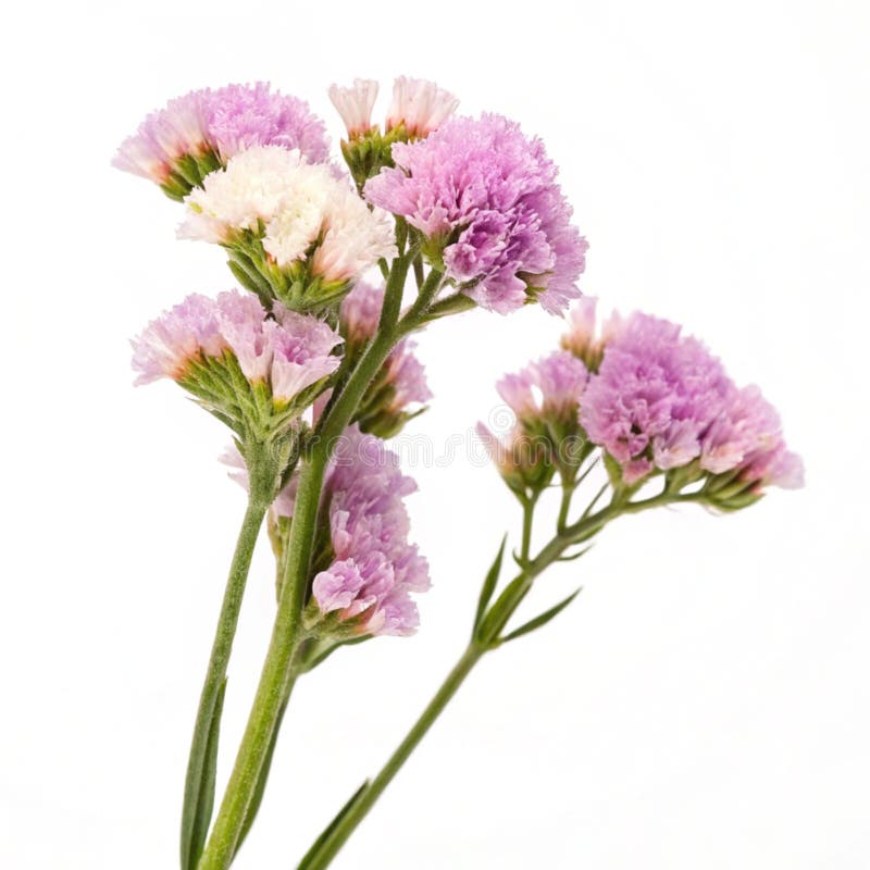 Statice Flower Isolated on Transparent Background Stock Illustration ...