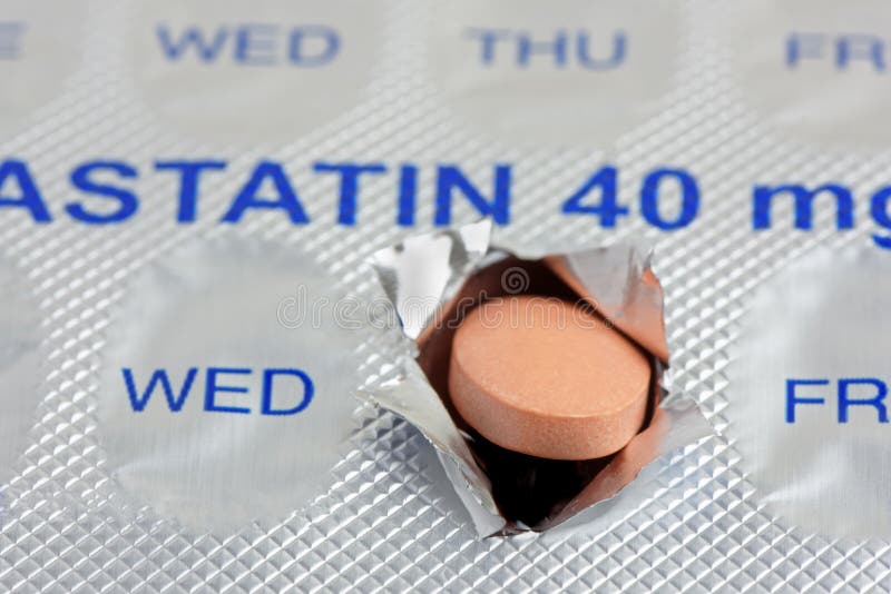 Statin Tablet in Close Up stock photo. Image of background - 62397524