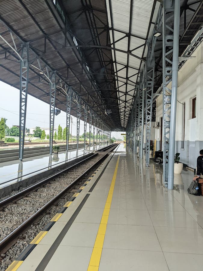 Statio editorial image. Image of line, cikampek, morning - 261595170