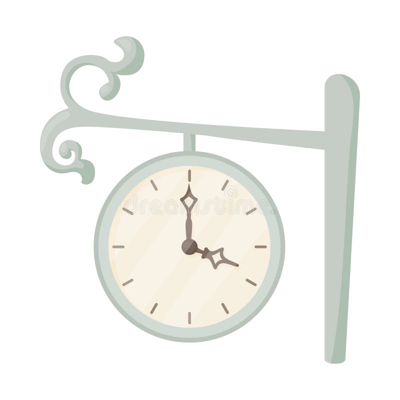 Station Clock Icon Cartoon Style Stock Illustrations – 51 Station Clock ...