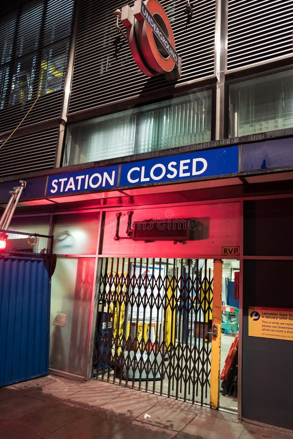 Station Closed editorial photography. Image of station - 86188237