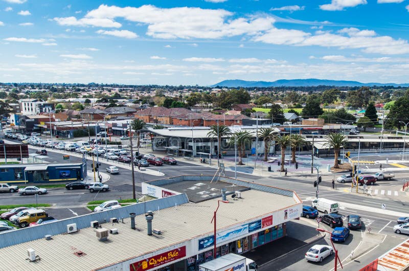 Station De Train De Springvale à Melbourne Photo éditorial - Image du ...