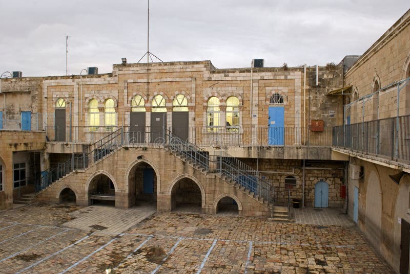 Station I of Jesus, Jerusalem, Israel Stock Image - Image of bishop ...