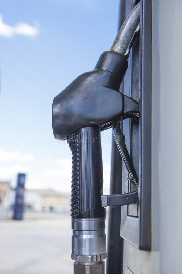 Gas station handle stock photo. Image of hose, green - 23425530