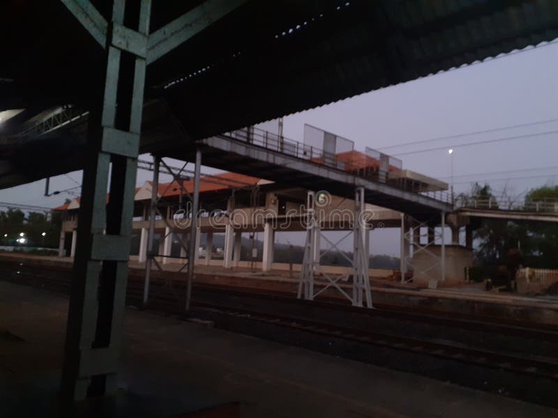 Station Platform bridges stock image. Image of stairs - 271835865