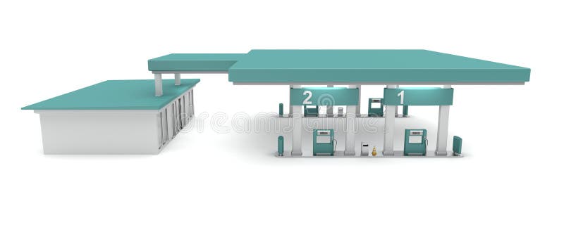Station-service illustration stock. Illustration du octane - 29490388