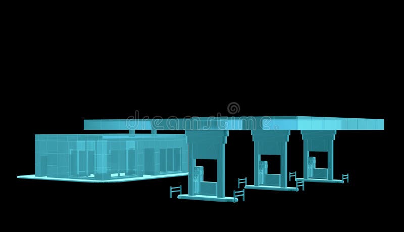 Station Service Image De Rayon X Illustration Stock - Illustration du ...