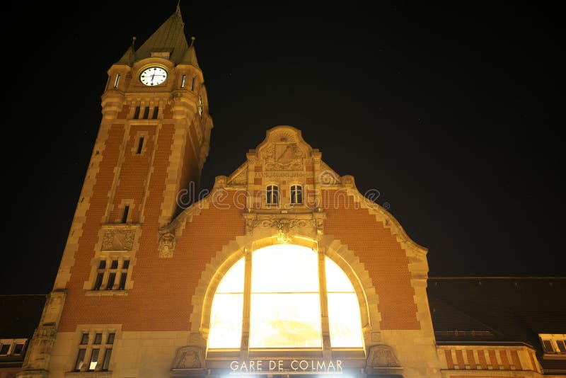 Station SNCF Colmar Morgens Stockbild - Bild von bahnhof, elsass: 129973825
