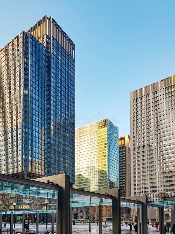 Tokyo, Japan- Jan 23, 2018: Station Square in Tokyo Station Editorial ...