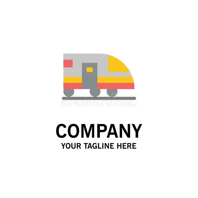 Station, Subway, Train, Transportation Business Logo Template. Flat ...