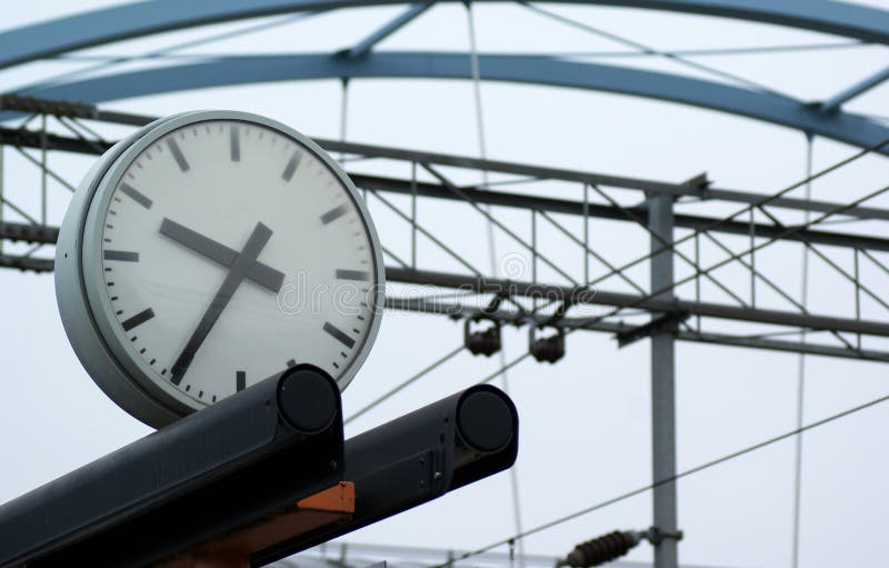 Station time stock image. Image of ordinary, arrival, arrive - 7300315