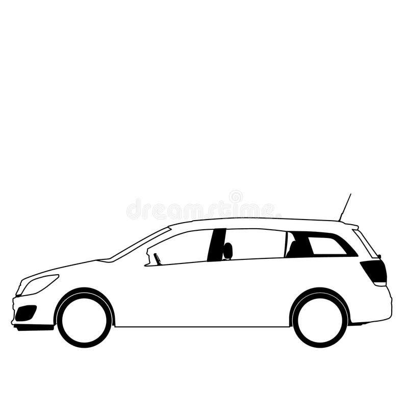 Station Wagon Vector Eps Illustration by Crafteroks Stock Vector ...