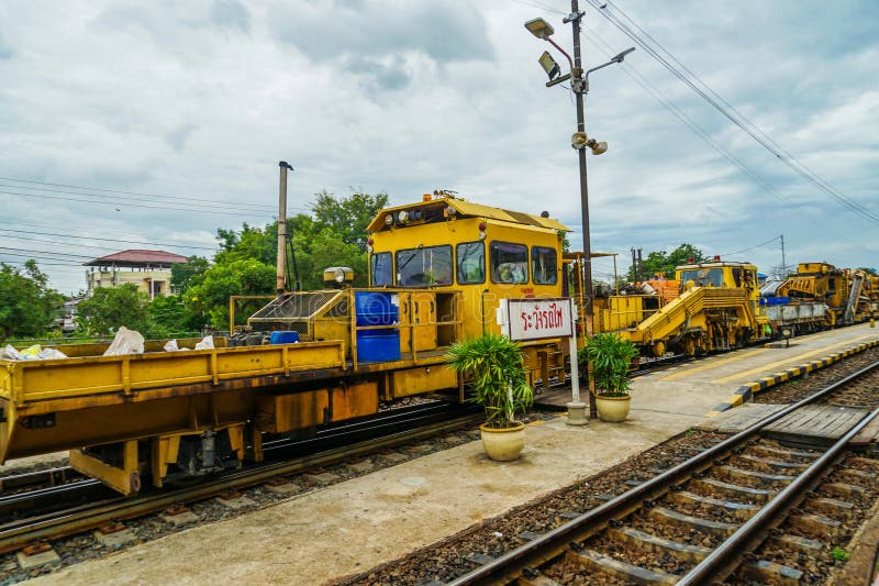 Station work scene editorial stock image. Image of trees - 337181009