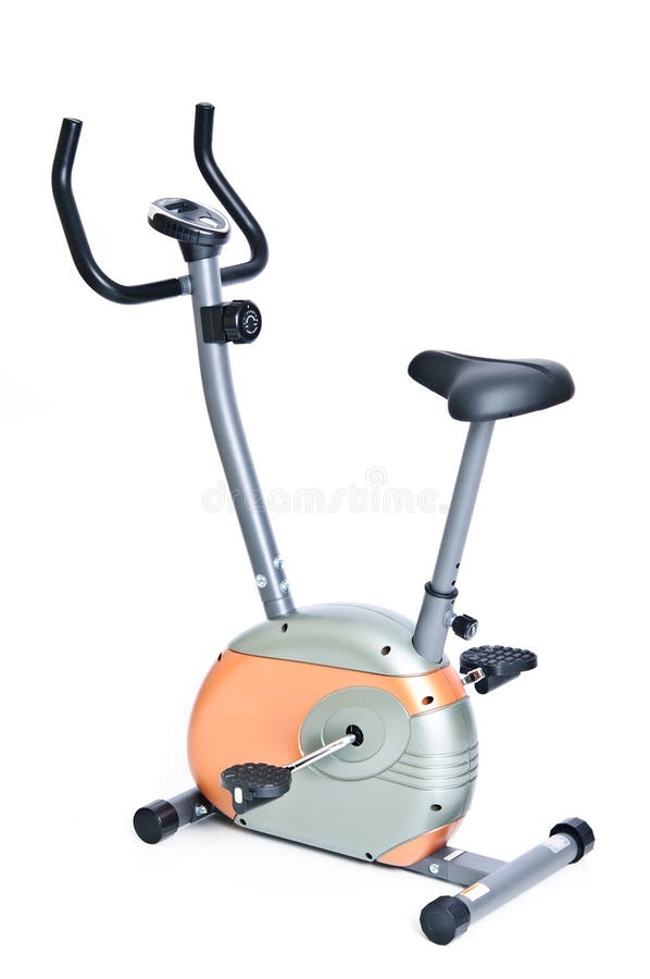 Stationary Bike. Gym Machine Stock Photo - Image of aerobic, body: 982896