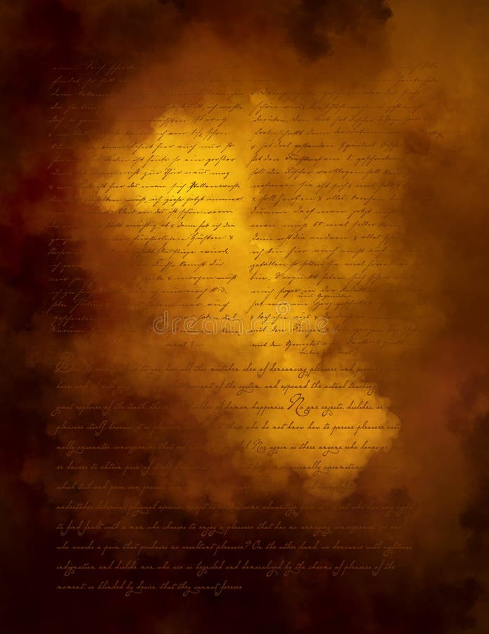 Stationary Letter Parchment Paper Background Stock Photo - Image of ...