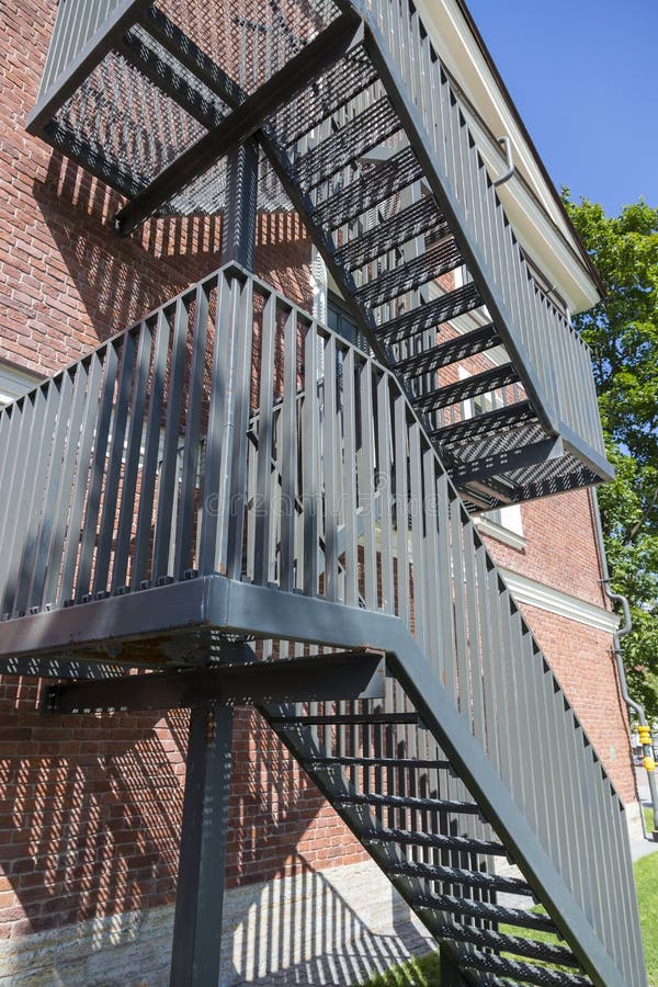 Fire escape outdoor stairs stock photo. Image of steps - 33268630