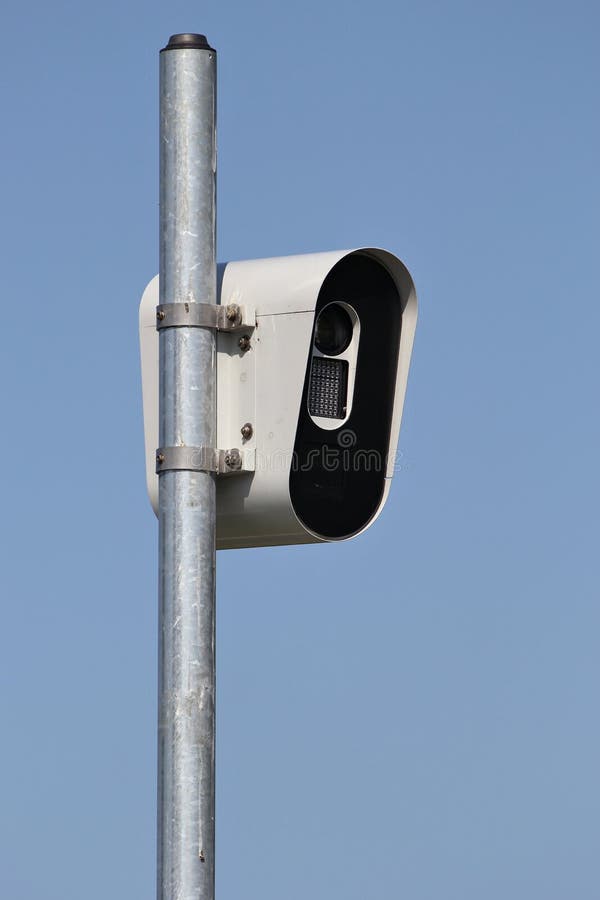 Stationary speed camera stock photo. Image of surveillance - 67672242