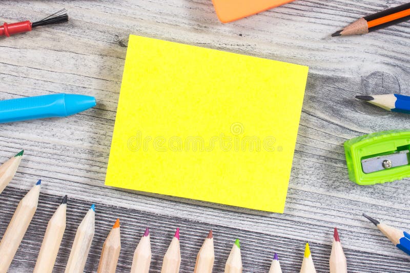 Stationery Accessories for Learning at School or Preschool. Creativity ...