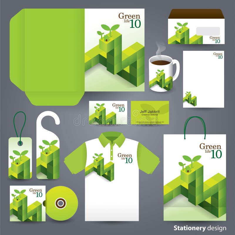 Stationery Set Design / Stationery Set Template. Stock Vector ...