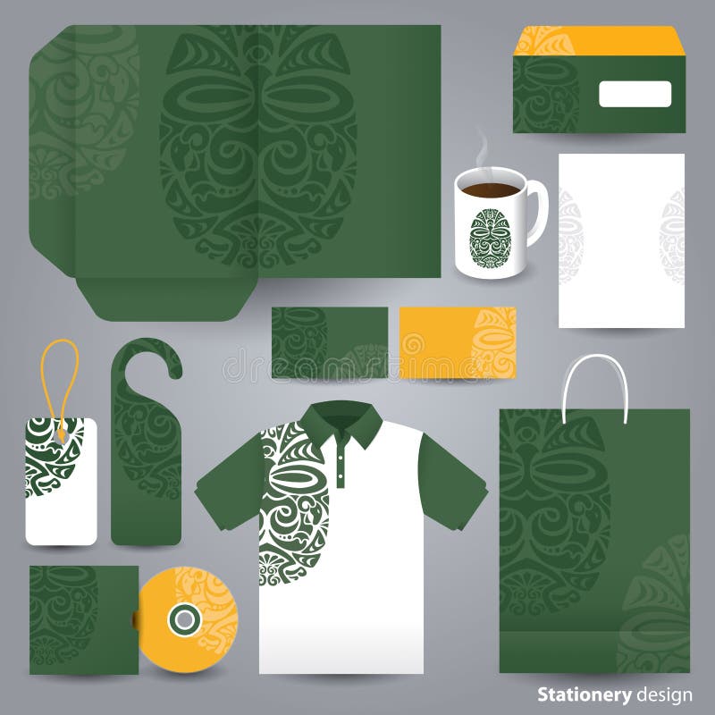 Stationery Set Design / Stationery Set Template. Stock Vector ...