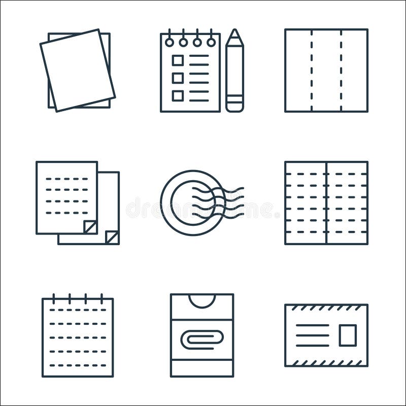 Notepad Sticky Note Icon Set Stock Illustrations – 953 Notepad Sticky ...