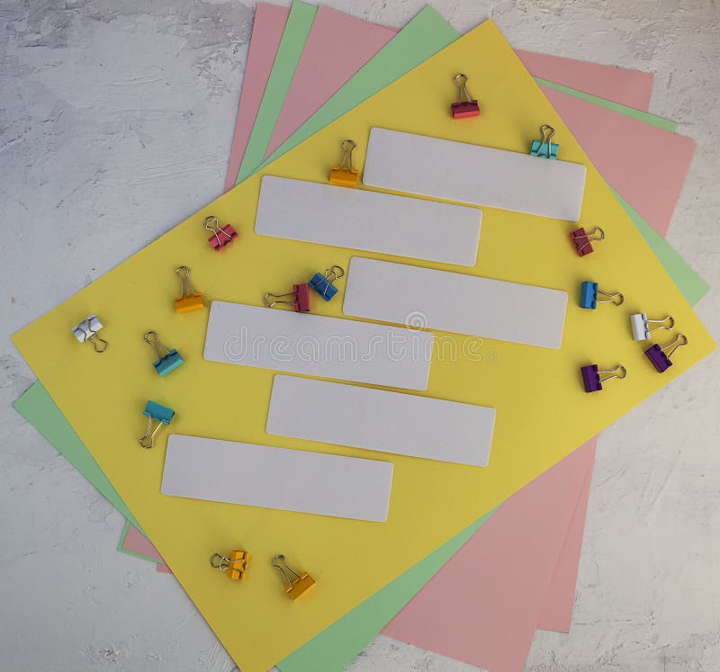 Stationery for School. with Place for Text Stock Photo - Image of ...