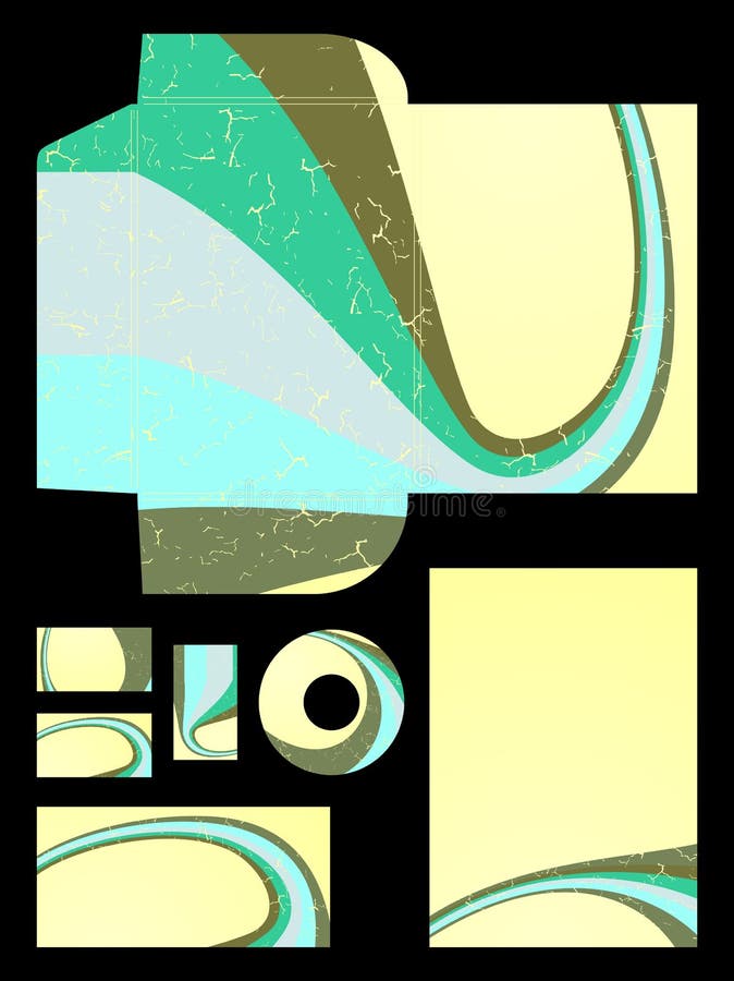 Stationery set stock vector. Illustration of abstract - 25495787